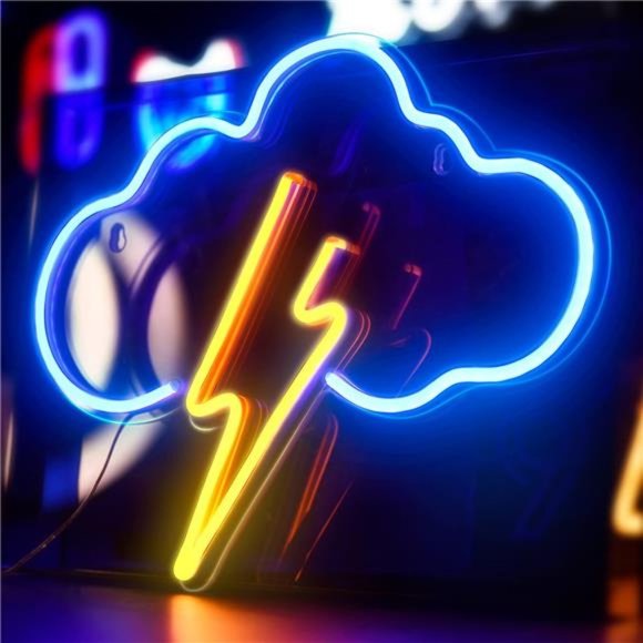 Wall Decor | Neon Sign Cloud Led Neon Light Wall Light Wall Decor ...